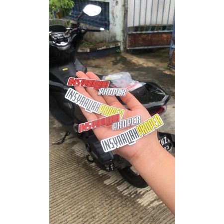 Jual Paket Sticker INSYAALLAH PROPER Vol.1 | Shopee Indonesia