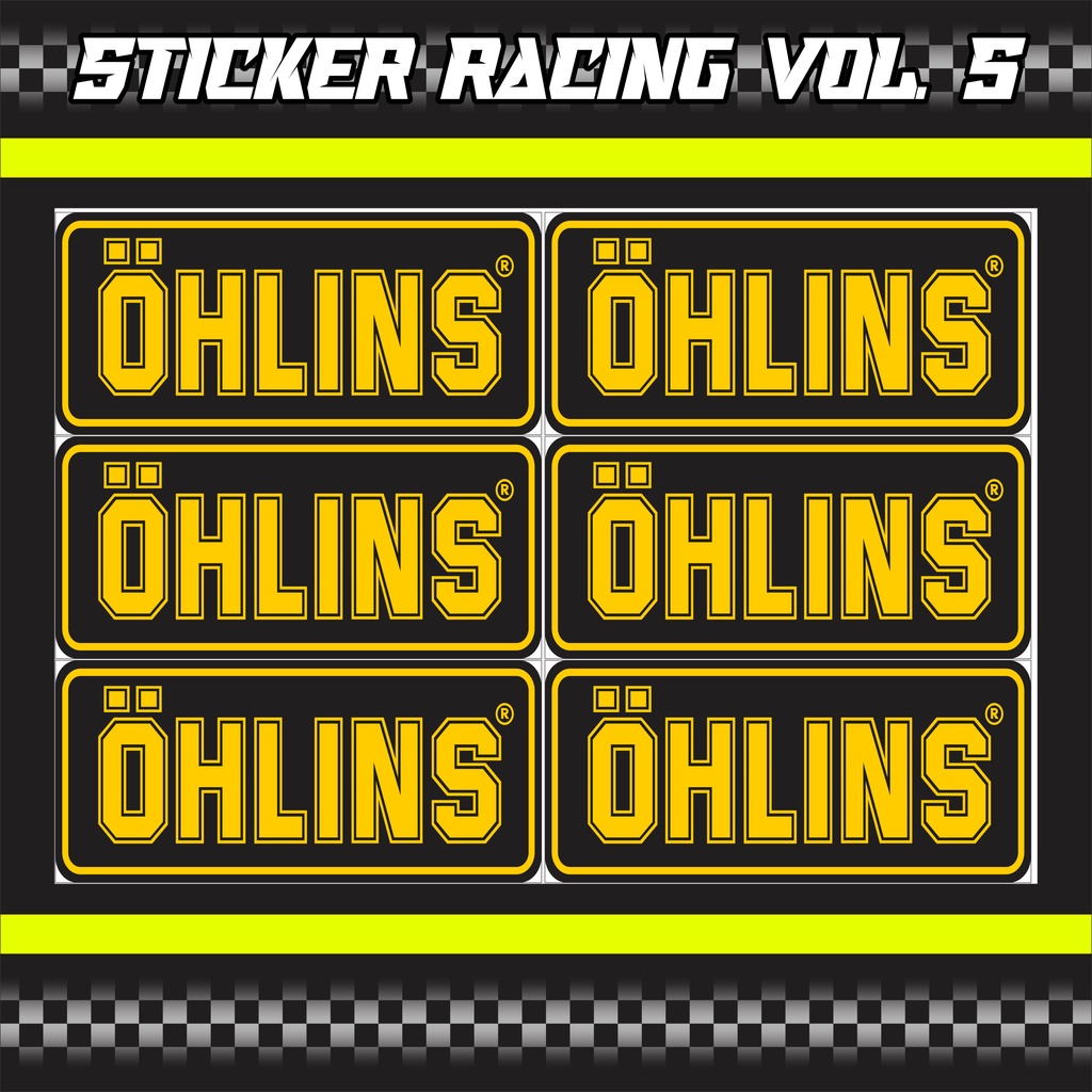 Jual Sticker Stiker Pack Logo Emblem Racing Sponsor RCb Racing Boy ...