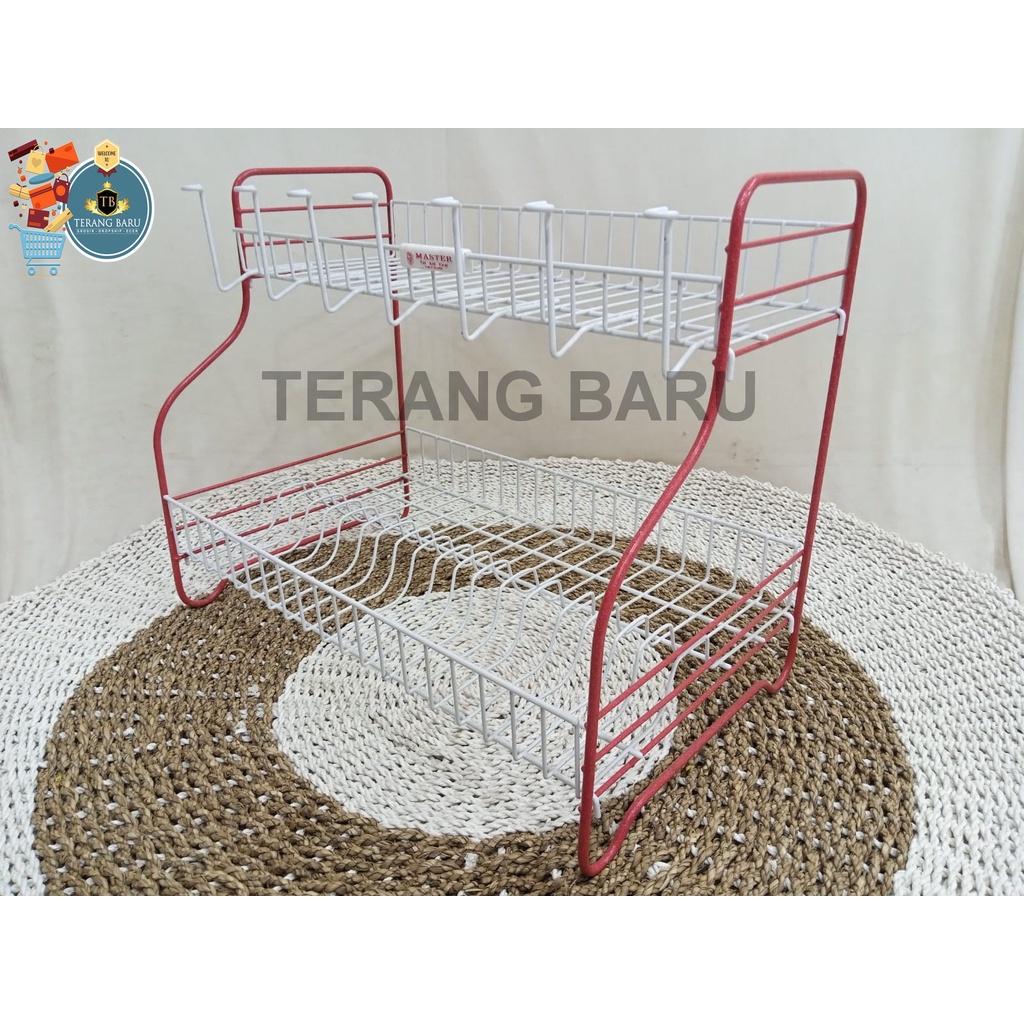 Jual [GRATIS ONGKIR] [HARGA PROMO] RAK PIRING MASTER R02 | RAK PIRING 2 ...