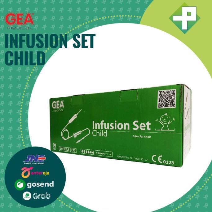 Jual Infusion Set Child GEA / Selang Infus Anak GEA isi 50 Pcs | Shopee ...