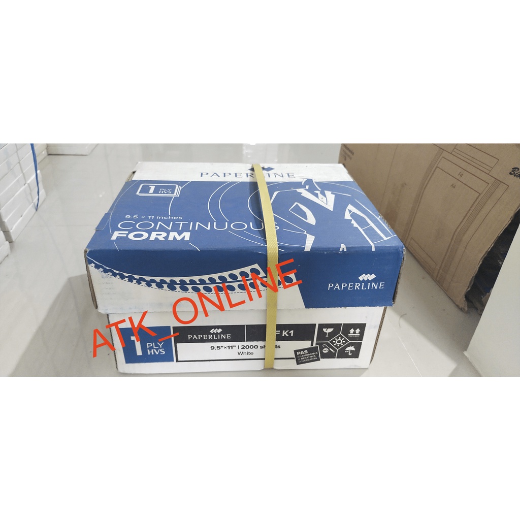 Jual Kertas Continuous Form 9.5 x 11" 1ply - Paperline / kertas ...