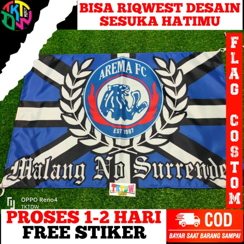 Jual BENDERA AREMA MURAH READY STOK BANYAK SIAP KIRIM ( MALANG NO ...