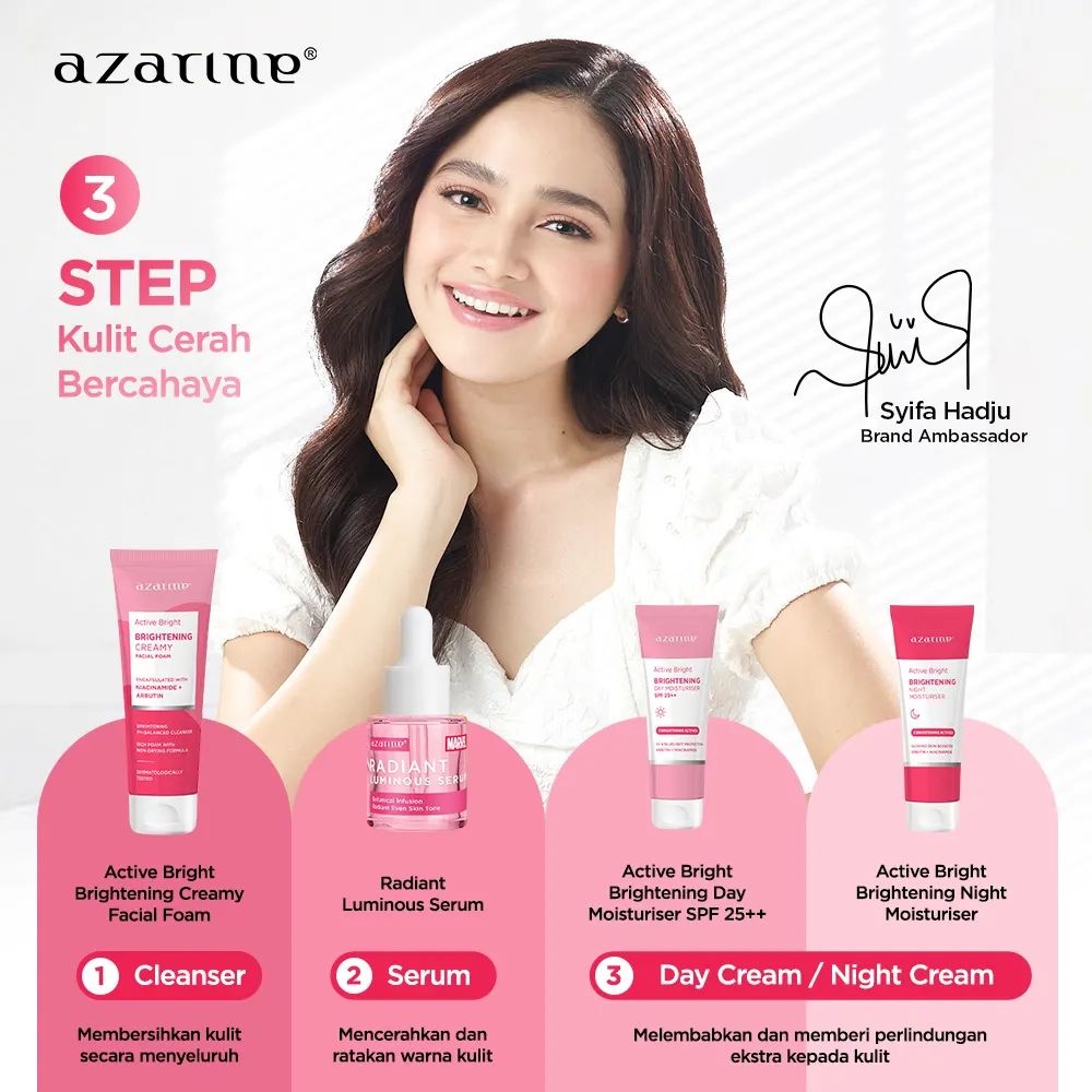 Jual Azarine Active Bright SERIES Treatment - Brightening Day ...