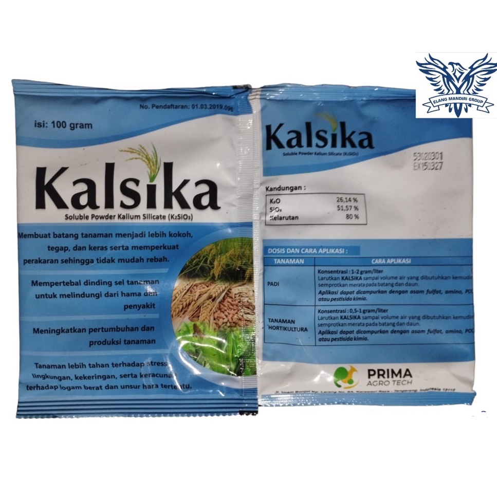 Jual Kalsika 100gr Pupuk Kalium Silika Nutrisi Silica Organik Tanaman ...