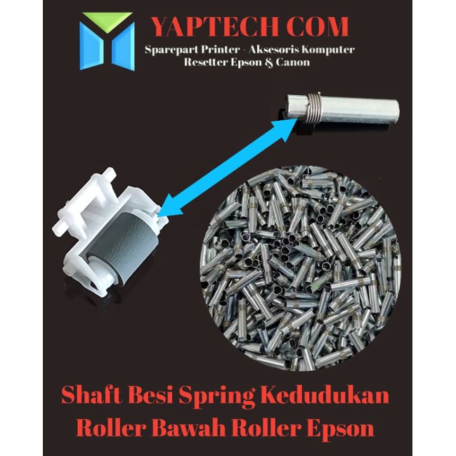 Jual Shaft Besi Spring Kedudukan Pickup Roller Bawah Epson L360 L380 ...