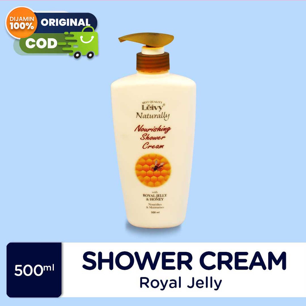 Jual Leivy Shower Cream - Royal Jelly 500ml pump | Shopee Indonesia
