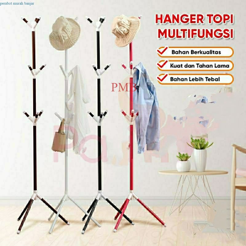Jual PMB Stand Hanger Gantungan Topi Jaket Gantungan Pakaian Gantungan ...