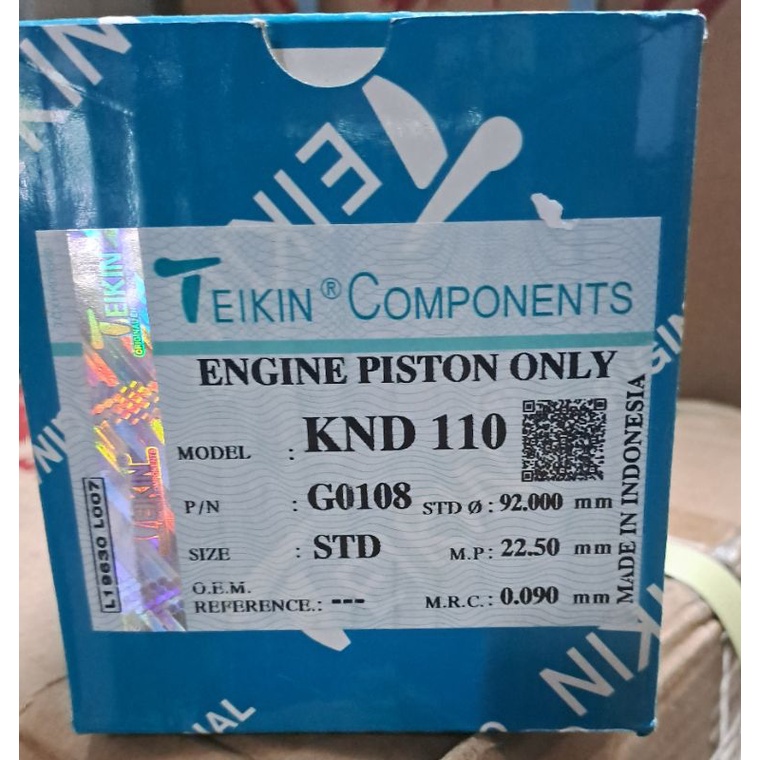 Jual KND110DI Piston Teikin | Shopee Indonesia