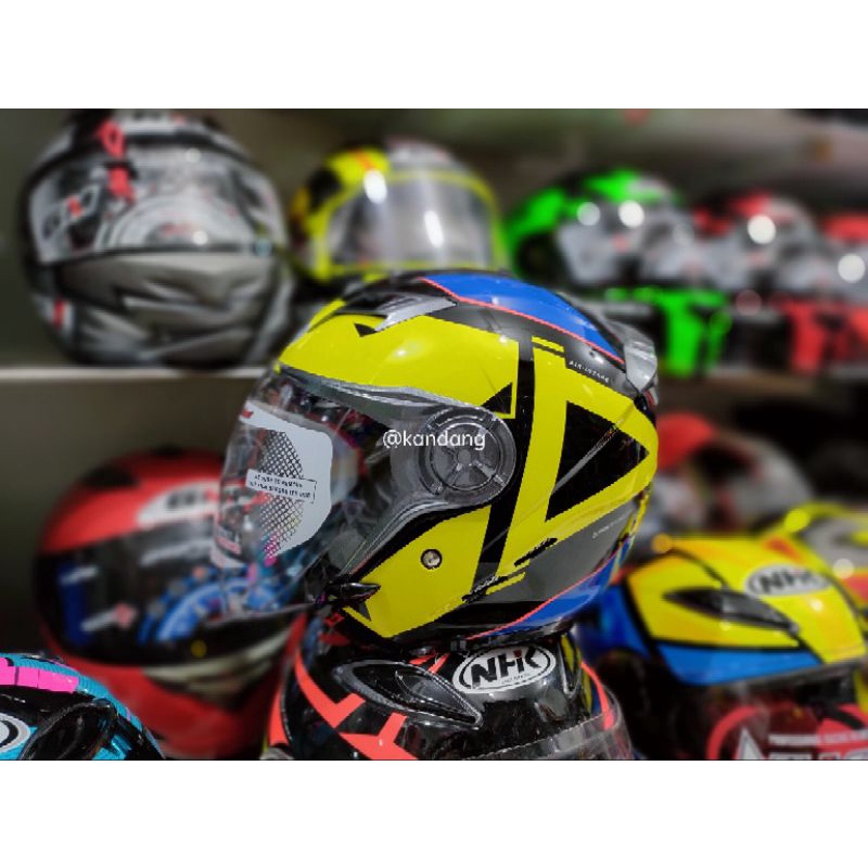 Jual NHK GLADIATOR JUMPER DAN GRANDE VARIASI WARNA HELM OPEN FACE DOBLE ...