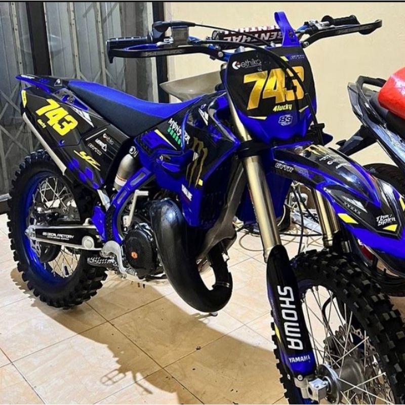 Jual DECAL STIKER CUSTOM YZ 125 full body | Shopee Indonesia