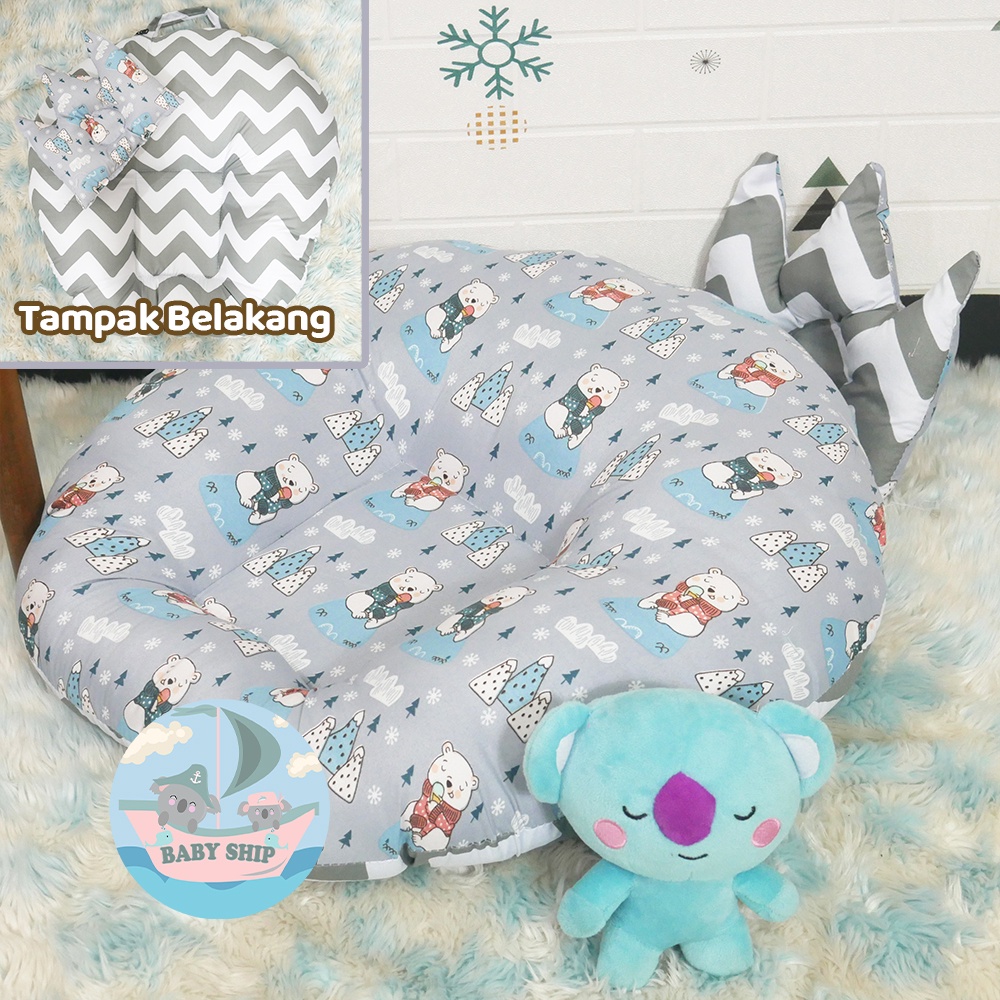 Jual Sofa Bayi 2in1 New Born Multifungsi / Baby Lounger / Free Bantal ...