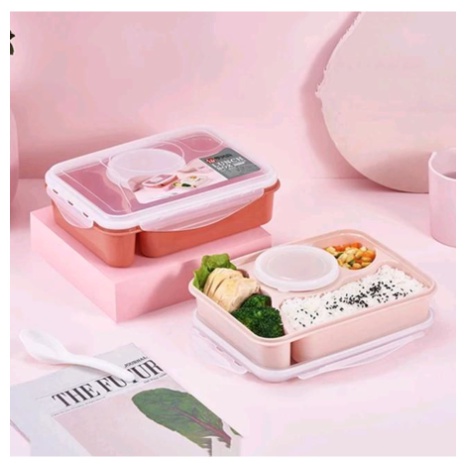 Jual LUNCH BOX 4 SEKAT KOTAK BEKAL 1000 ML ANTI TUMPAH 5371 KOTAK MAKAN ...