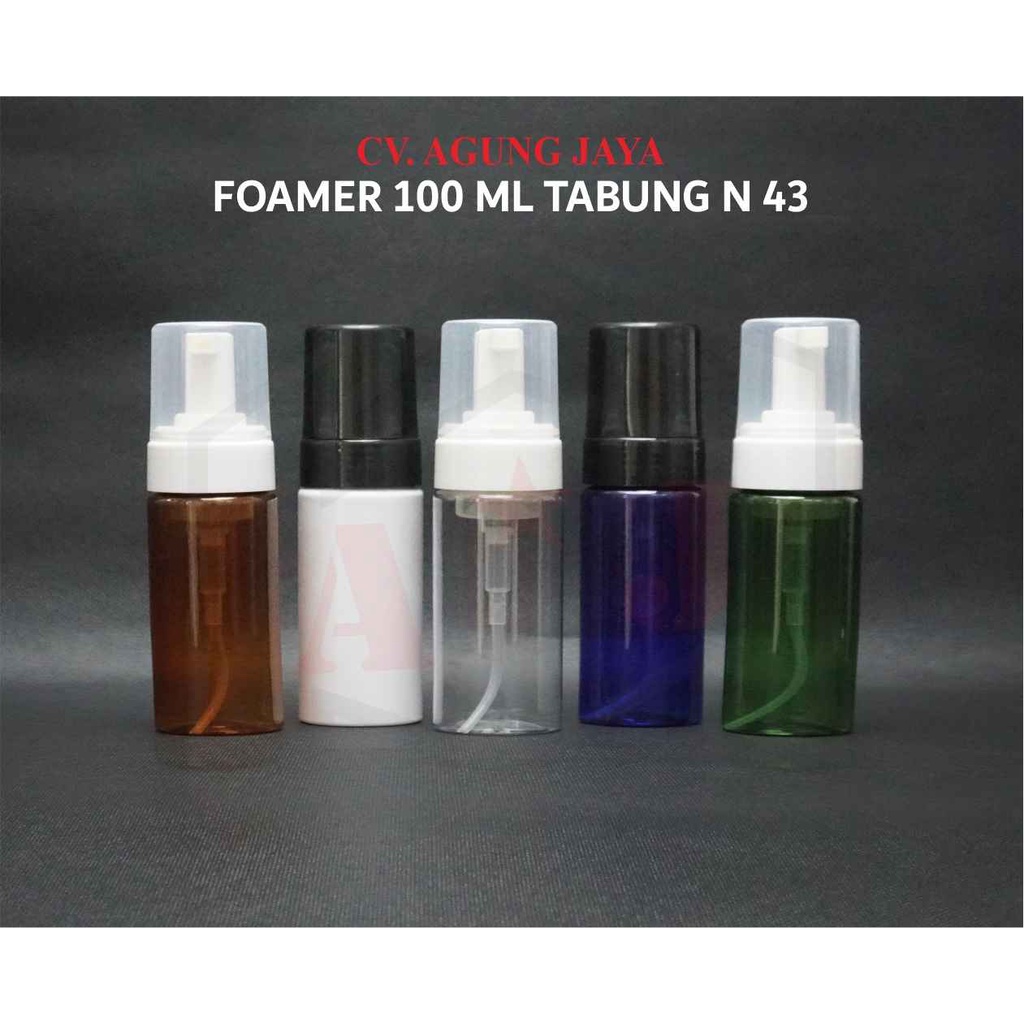 Jual Botol Foamer 100 ml Tabung / Botol Foam Busa / Botol Pump ...