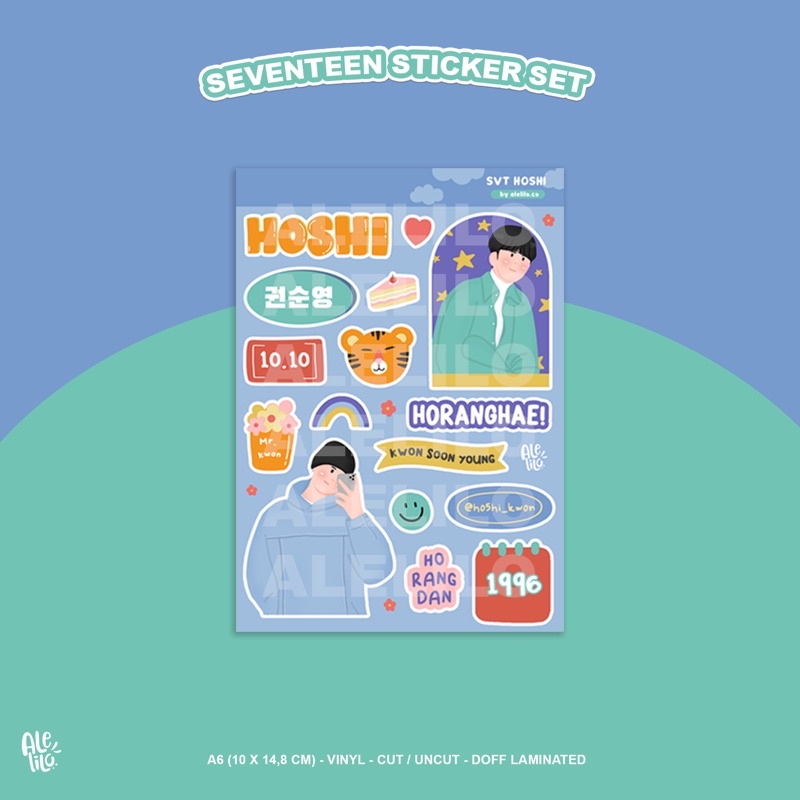 Jual SEVENTEEN STICKER SET (NEW DESIGN) | Shopee Indonesia