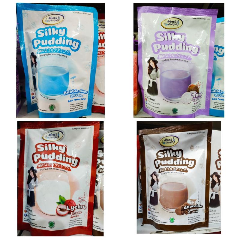 Jual Silky pudding puding 110 gr rasa leci, bubble gum, taro / talas ...