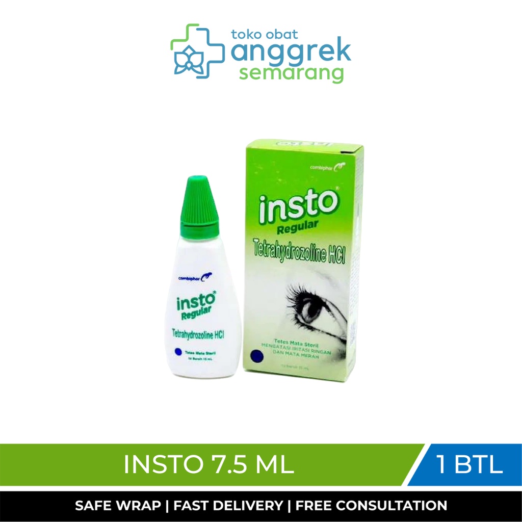Jual Insto Reguler Eye Drops 7.5 ML / Tetes Mata / Mata Merah / Iritasi ...