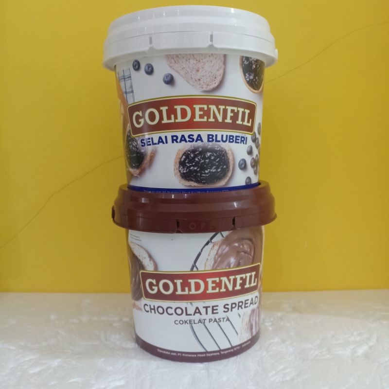 Jual GOLDENFIL SPREAD 1kg | GOLDENFIL BLUEBERRY CHOCO SPREAD, HAZELNUT ...