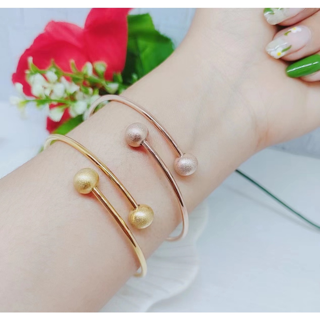 Jual Gelang Titanium Biji Bola Perhiasan Fashion W019 | Shopee Indonesia