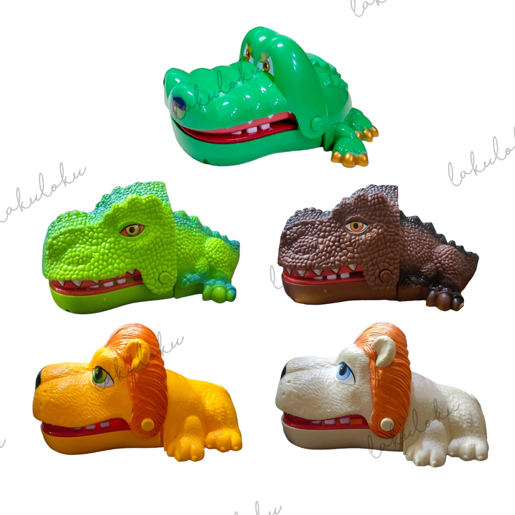 Jual Mainan Anak Prank Gigit Bentuk Buaya, Singa, Dinosaurus / Mainan ...
