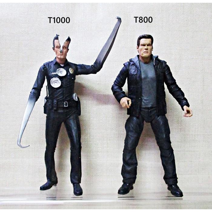 Jual Action Figure Neca Terminator T-1000 & Terminator T-800 Loose Pack ...