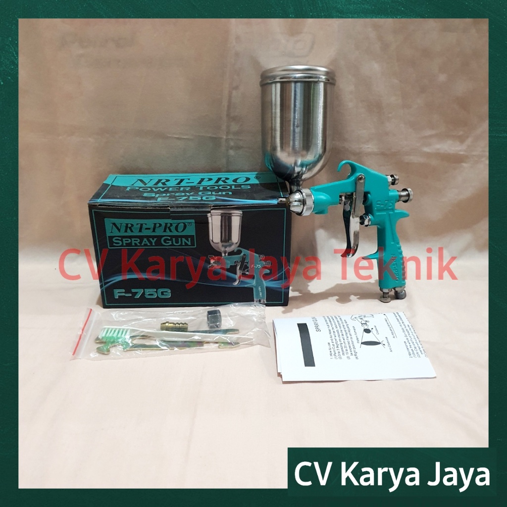 Jual Air Spray Gun NRT-Pro Tabung Atas F-75G / Alat Semprot Cat / Sped ...