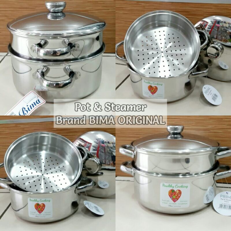 Jual Bima Original Panci Kukus/Steamer Series Bima Prima | Shopee Indonesia