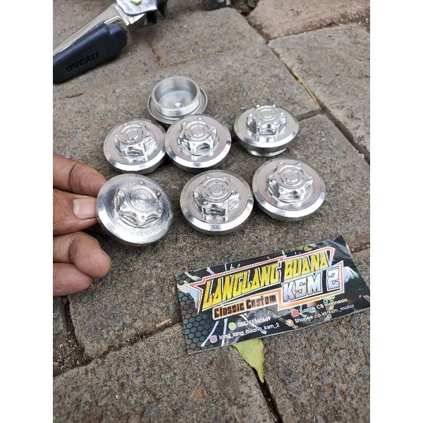 Jual TUTUP KLEP STAINLESS PNP CB TIGER MP GL 1 SET 2BIJI/TUTUP KELEP ...