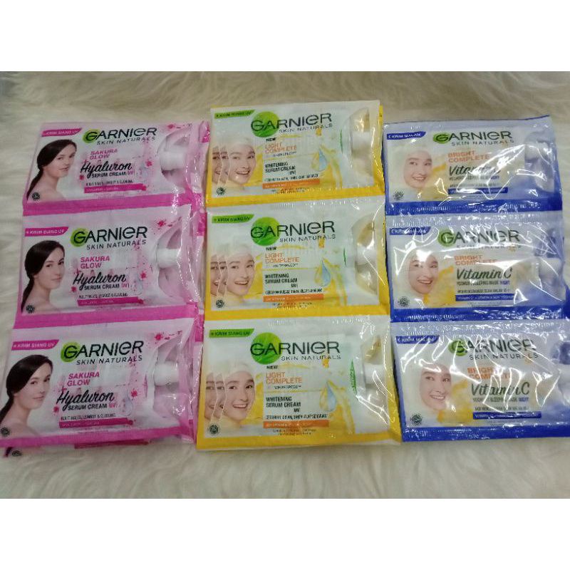 Jual GARNIER Cream Sachet Harga Rentengan (12 pcs), Light Complete Day ... Jual GARNIER Cream Sachet Harga Rentengan (12 pcs), Light Complete Day ...