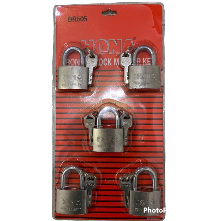 Jual GEMBOK BESI MASTER KEY HONA 50mm (5pcs) | Shopee Indonesia