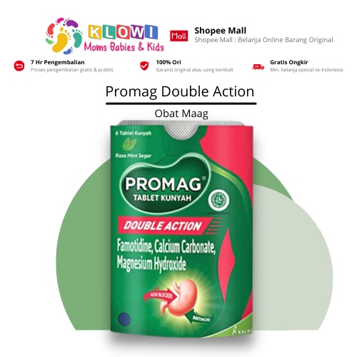 Jual PROMAG DOUBLE ACTION / OBAT MAAG / OBAT LAMBUNG | Shopee Indonesia