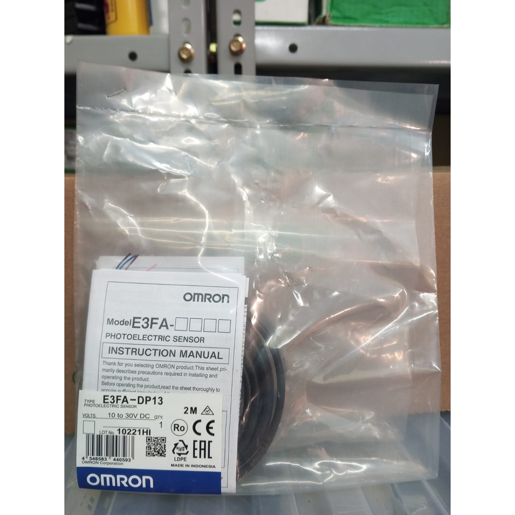 Jual Photoelectric sensor E3FA-DP13 OMRON PNP, Light-ON/Dark-ON, 2 m cable | Shopee Indonesia