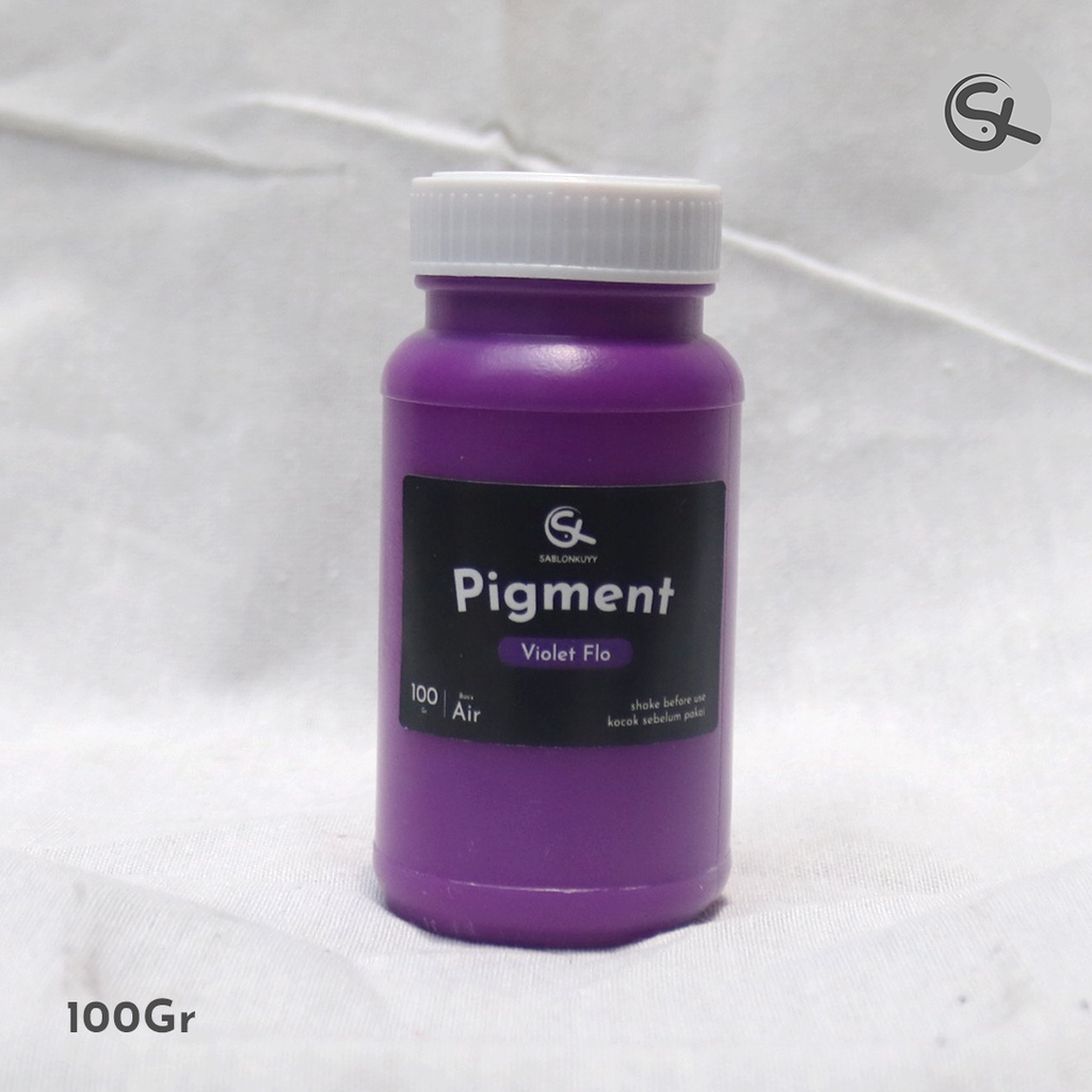 Jual PIGMEN BIANG CAT WARNA UNGU VIOLET FLO STABILO Sablon (Water Base ...