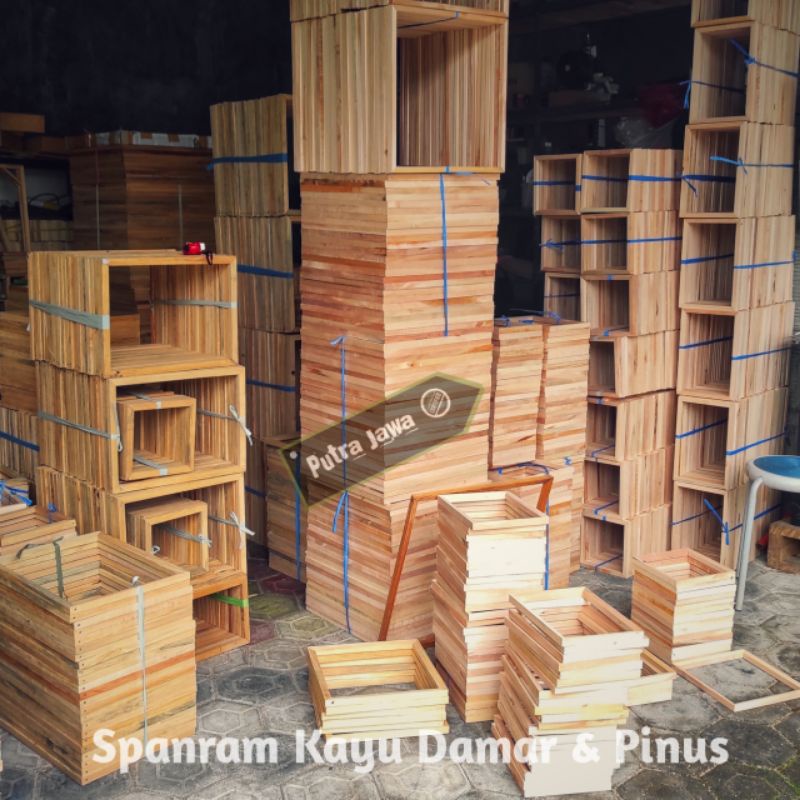 Jual Spanram Kayu Damar & Pinus Ukuran 20x30 Untuk Kanvas Lukis ...