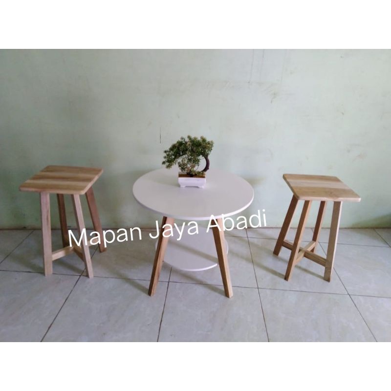 Jual Meja hias minimalis 1 Set (2 kursi,1 Meja)/Meja samping kasur ...