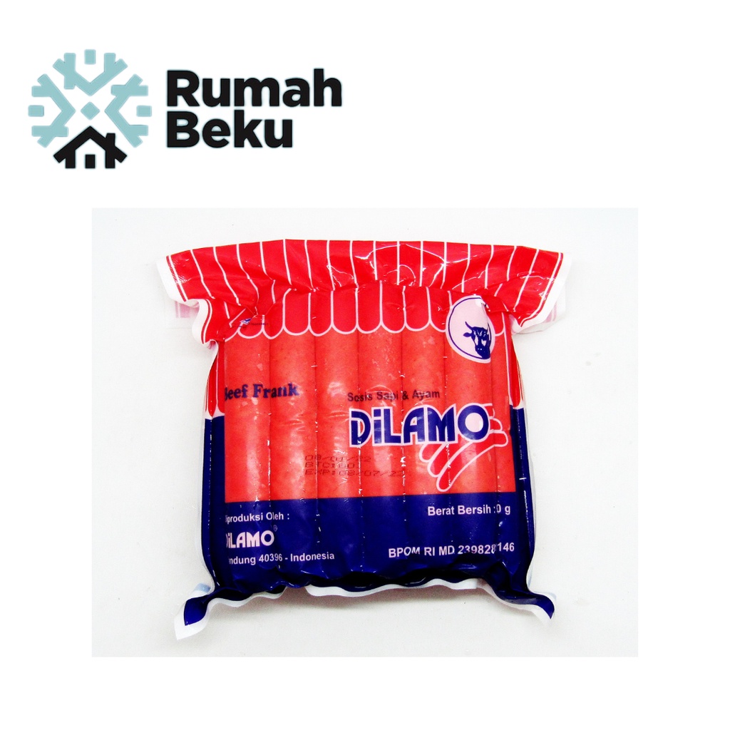 Jual Sosis Dilamo Beef Frank Sosis kombinasi sapi dan ayam 450gr ...