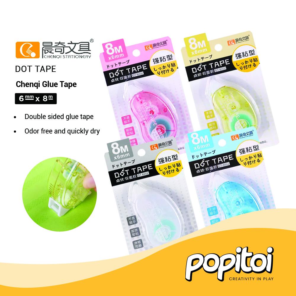 Jual Glue Tape 6mm x 8m Lem Pita Isolasi Selotip Roller Adhesive Bukan ...