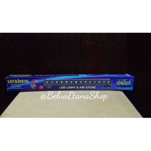 Jual Lampu Led Celup 30cm Putih Biru Lampu Aquarium Luckiness D35 ...