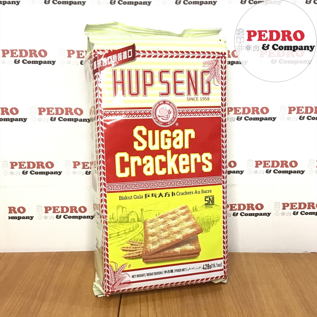 Jual Hup seng sugar gula crackers 428 gr - biskuit biscuit cracker ...