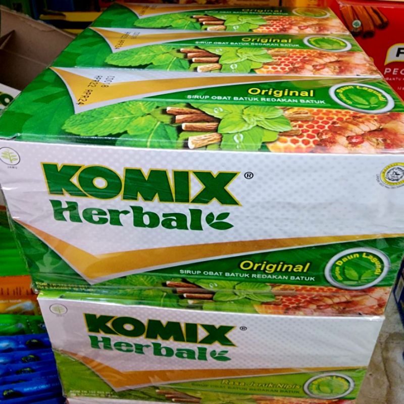 Jual Komix Herbal box isi 6 sachet Original | Shopee Indonesia