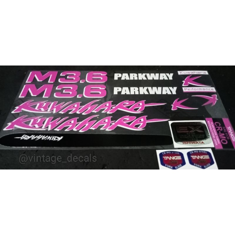 Jual sticker decals sepeda kuwahara M36 Parkway | Shopee Indonesia
