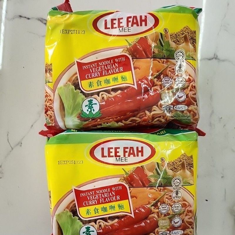 Jual LEE FAH MIE INSTAN VEGETARIAN RASA KARI MALAYSIA | Shopee Indonesia