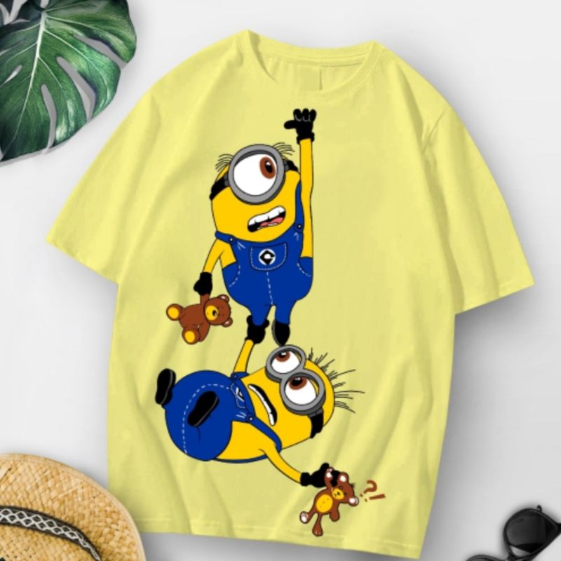 Jual KAOSLAGI Kaos Karakter Wanita Kaos Minion Kaos Minion Wanita Kaos ...