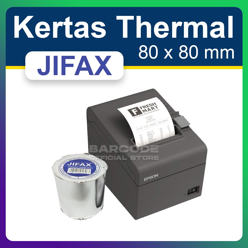 Jual KERTAS THERMAL UKURAN 80x80 mm - KERTAS PRINTER THERMAL 80mm ...
