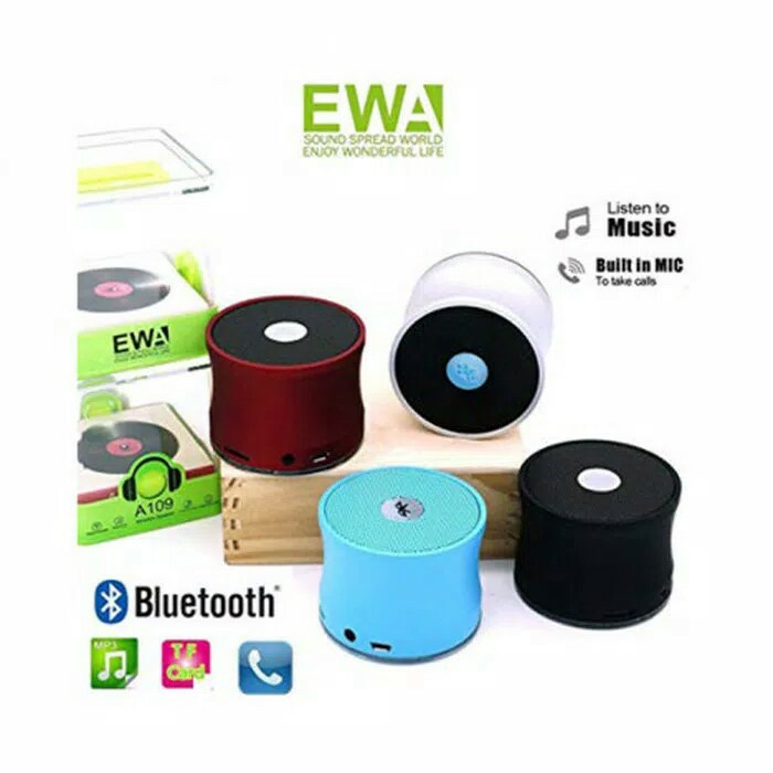 Jual speaker SPEAKER BLUETOOTH MINI EWA A109 ORIGINAL 100% PORTABLE SPEAKER EWA bass original ...
