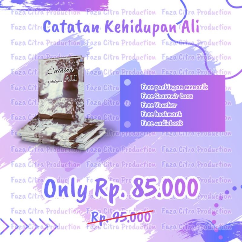 Jual Catatan Kehidupan Ali-Faza Citra Production | Shopee Indonesia