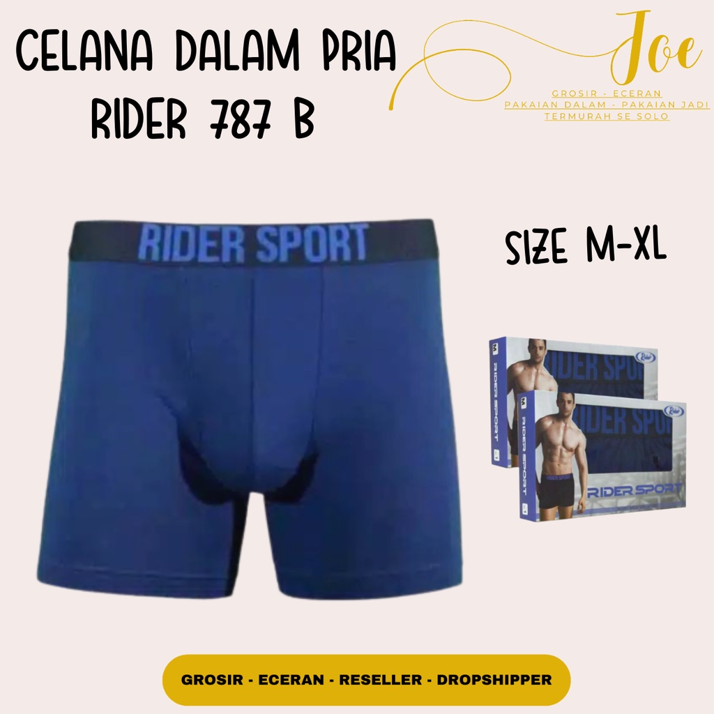 Jual CD Pria RIDER 787 / Celana Dalam Boxer Laki RIDER 787B / Pakaian ...