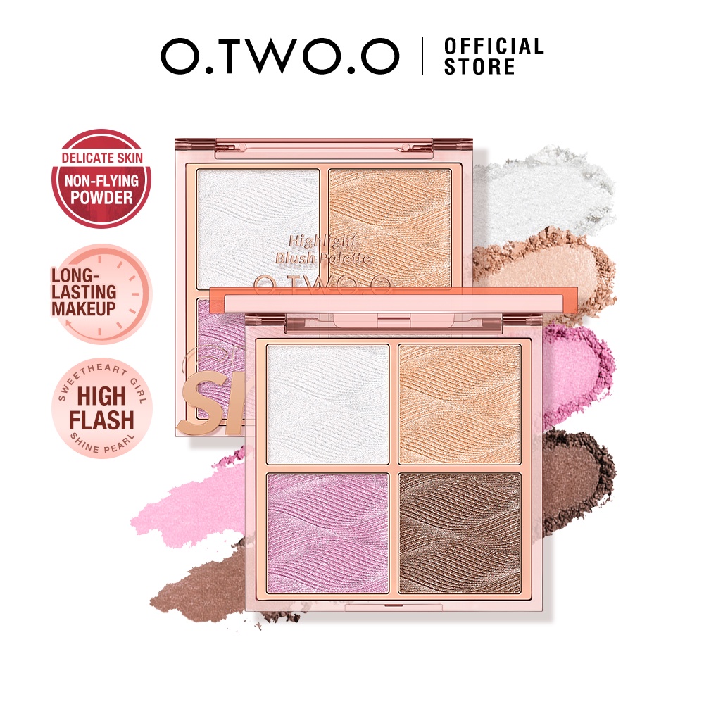 Jual O.TWO.O Sweetheart Girl Makeup Palette Highlight&Contour&Blush ...
