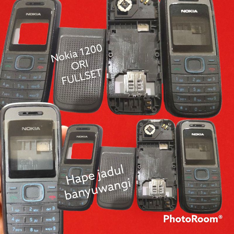 Jual casing Nokia 1200 1208 1209 original fullset | Shopee Indonesia