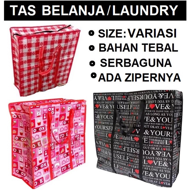 Jual Tas Belanja Laundry tas Karung Jumbo | Shopee Indonesia