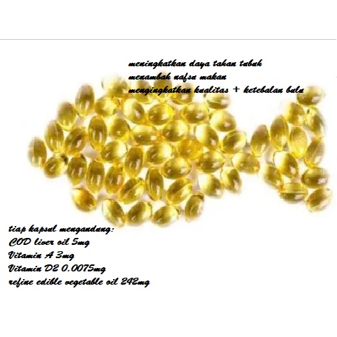 Jual FISH OIL / MINYA IKAN UNTUK KUCING, ANJING DLL 30PCS (KEMASAN ...